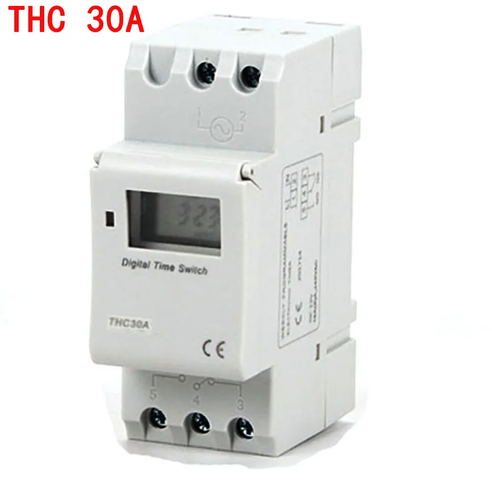 New-Type-Din-Rail-2-Wire-Weekly-7-Days-Programmable-Digital-TIME-SWITCH ...