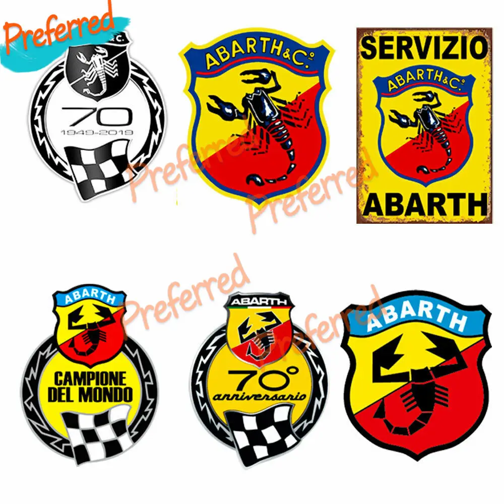 Abarth-Stickers-70-Anniversary-Vintage-Sticker-Cropped-CAR-Bike-Print ...