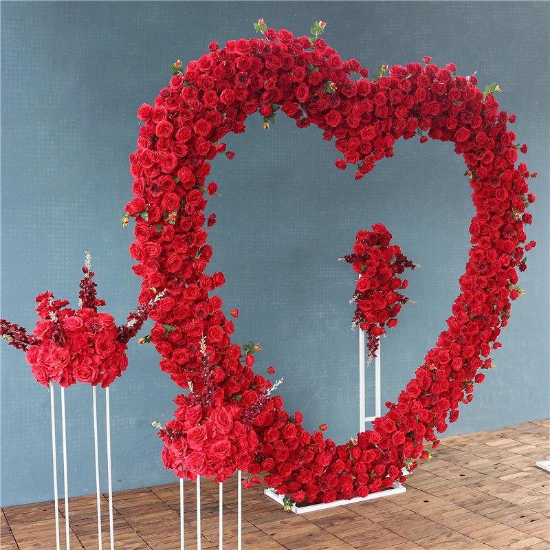 Red Roses Heart Shape