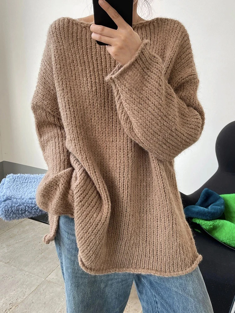 Oversized Knit Sweater Tumblr