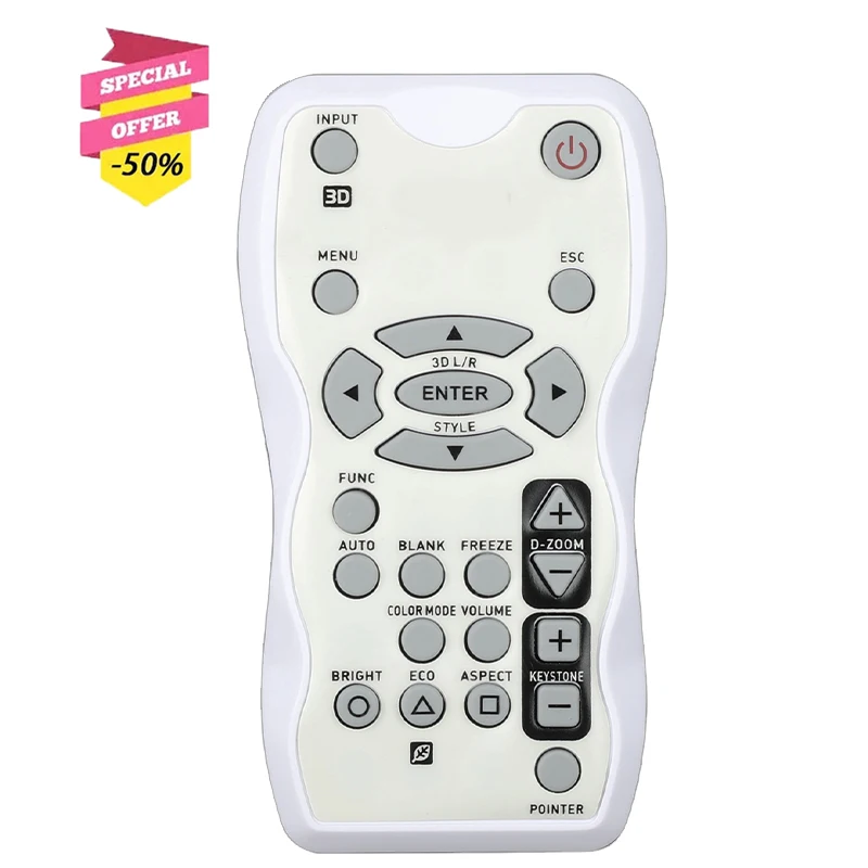 YT-120-Remote-Control-For-Casio-Projectors-XJ-M140-XJ-M145-XJ-M150-XJ ...