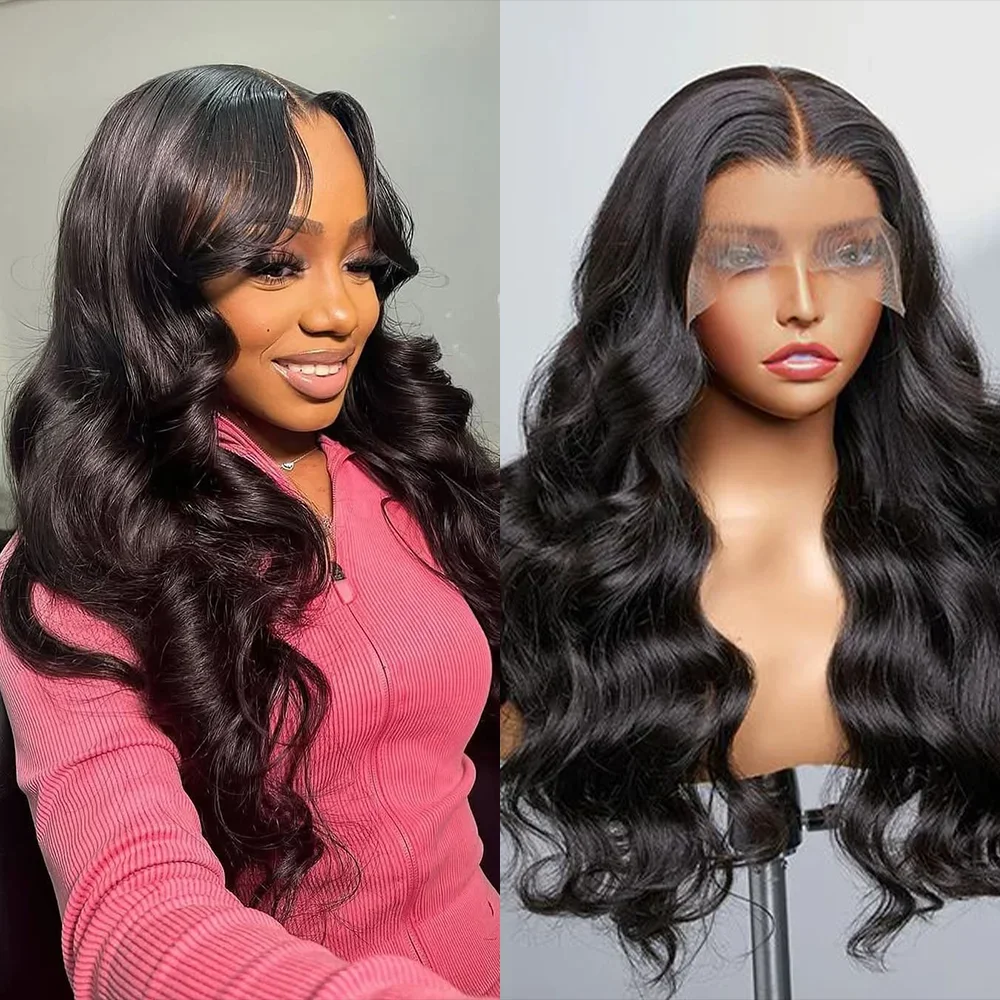 Body Wave Lace Front Wig 200% Density Loose Wave Lace Frontal Wig 13x4 ...
