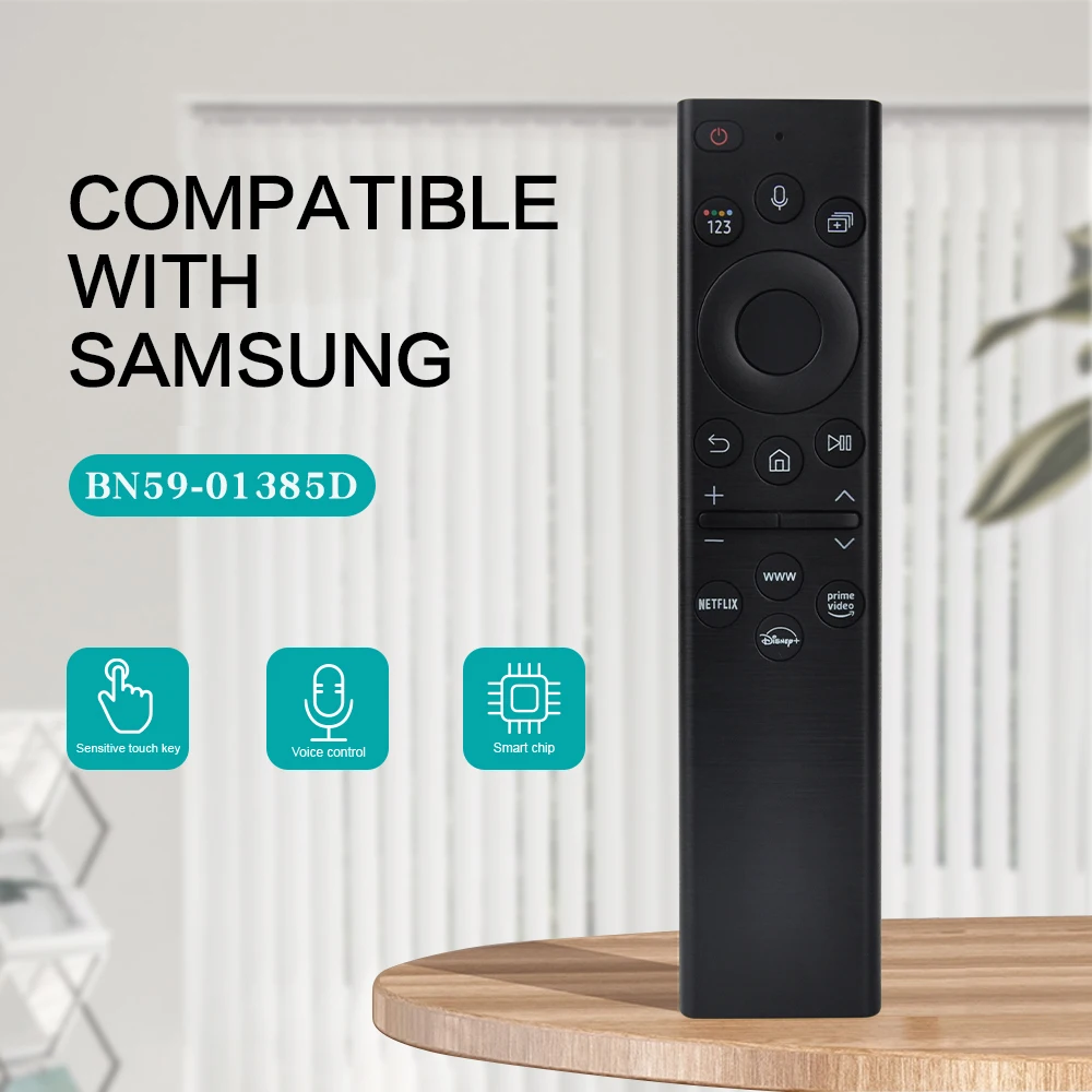 Mando a distancia de voz BN59-01385D, Compatible con Samsung QA75QN900B ...