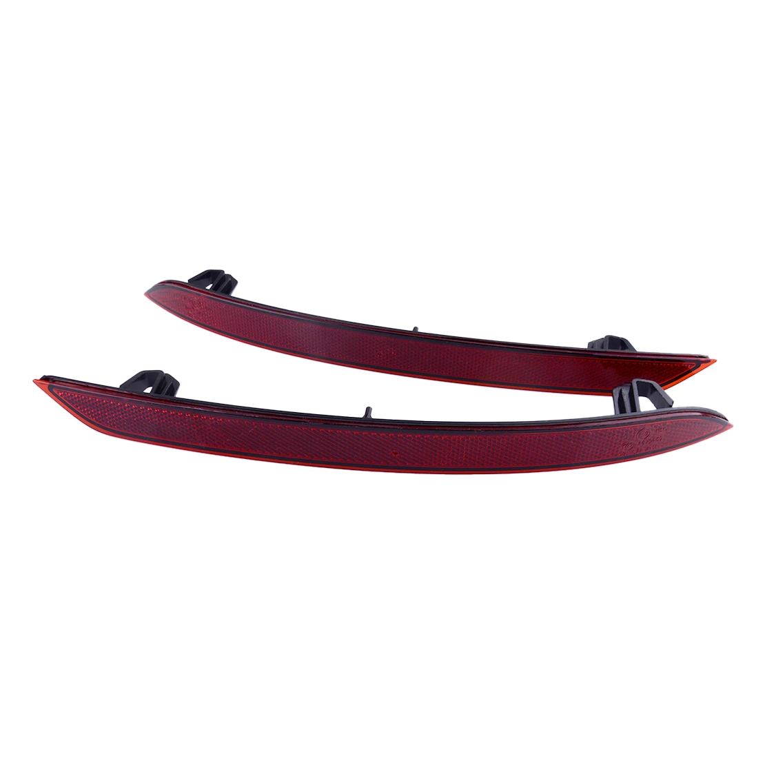 1-Pair-Red-Rear-Left-Right-Side-Bumper-Light-Lamp-Reflector-Housing ...