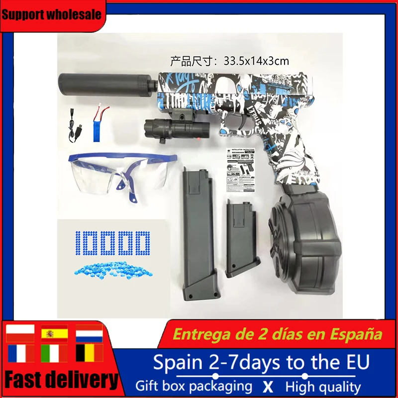 New-2-IN-1-Electric-Glock-Splatter-Ball-Gel-Blaster-Toy-Gun-Outdoor ...