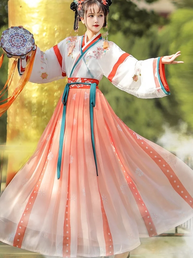 Chinese-Traditional-Women-Hanfu-Costume-Lady-Dress-Embroidery-Tang ...