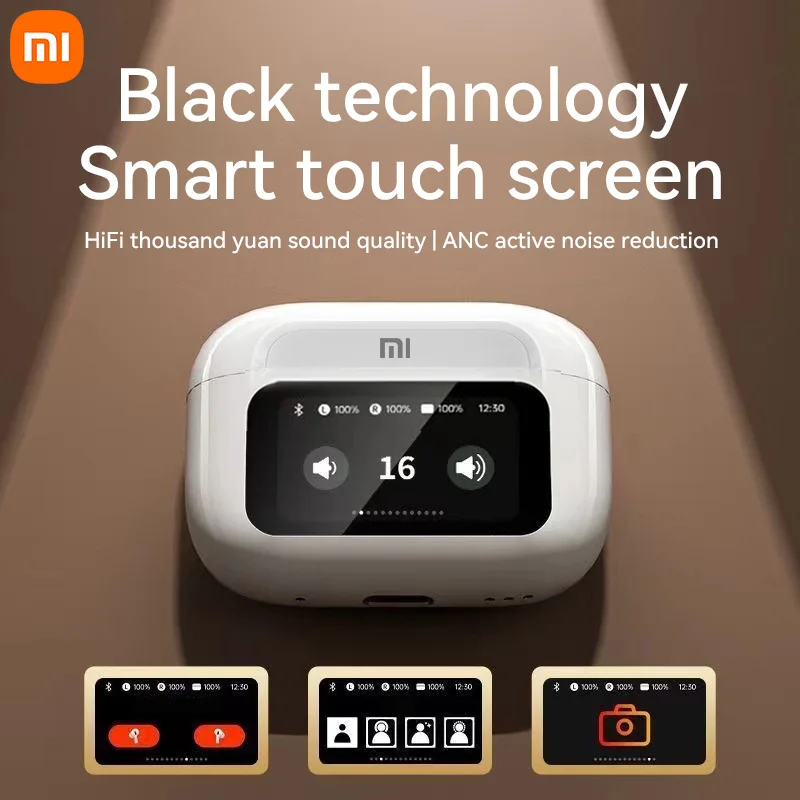 XIAOMI-A9-Pro-Headset-Wireless-Original-Touch-Screen-ANC-True-TWS-Noise ...