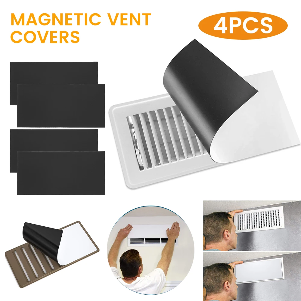 4PCS-Magnetic-Vent-Covers-Premium-Double-Thick-Thickness-Flexible-Tool ...