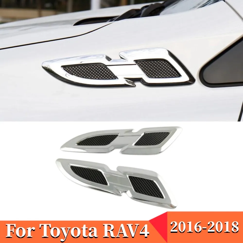 For-Toyota-RAV4-RAV-4-2016-2017-2018-ABS-Chrome-Car-Wing-Right-Left ...