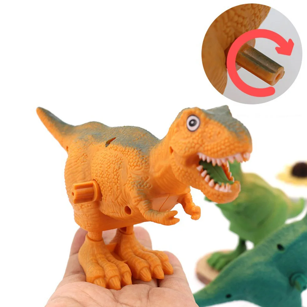Kids-Novelty-Funny-Jumping-Dinosaur-Tyrannosaurus-Rex-Clockwork-Toy ...