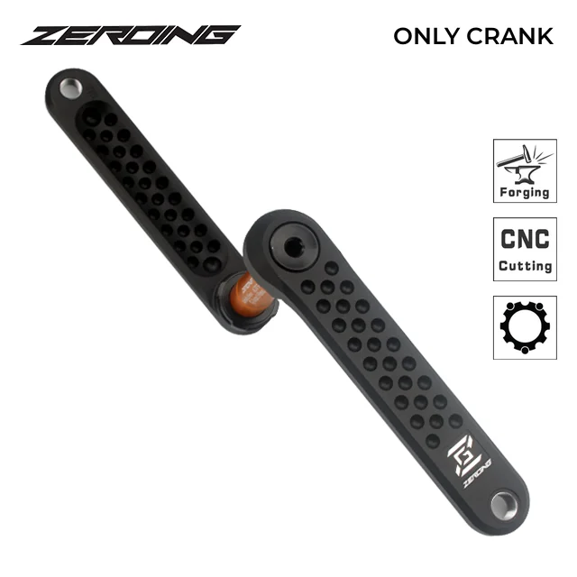 ZEROING ROAD CRANKSET GXP Bicycle Hollow Bike Crank Chainring 110BCD ...