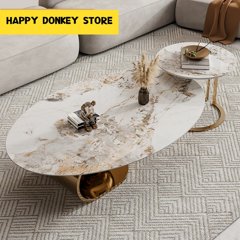 Luxury-Living-Room-Table-Natural-Marble-Designer-Irregular-White-Coffee ...