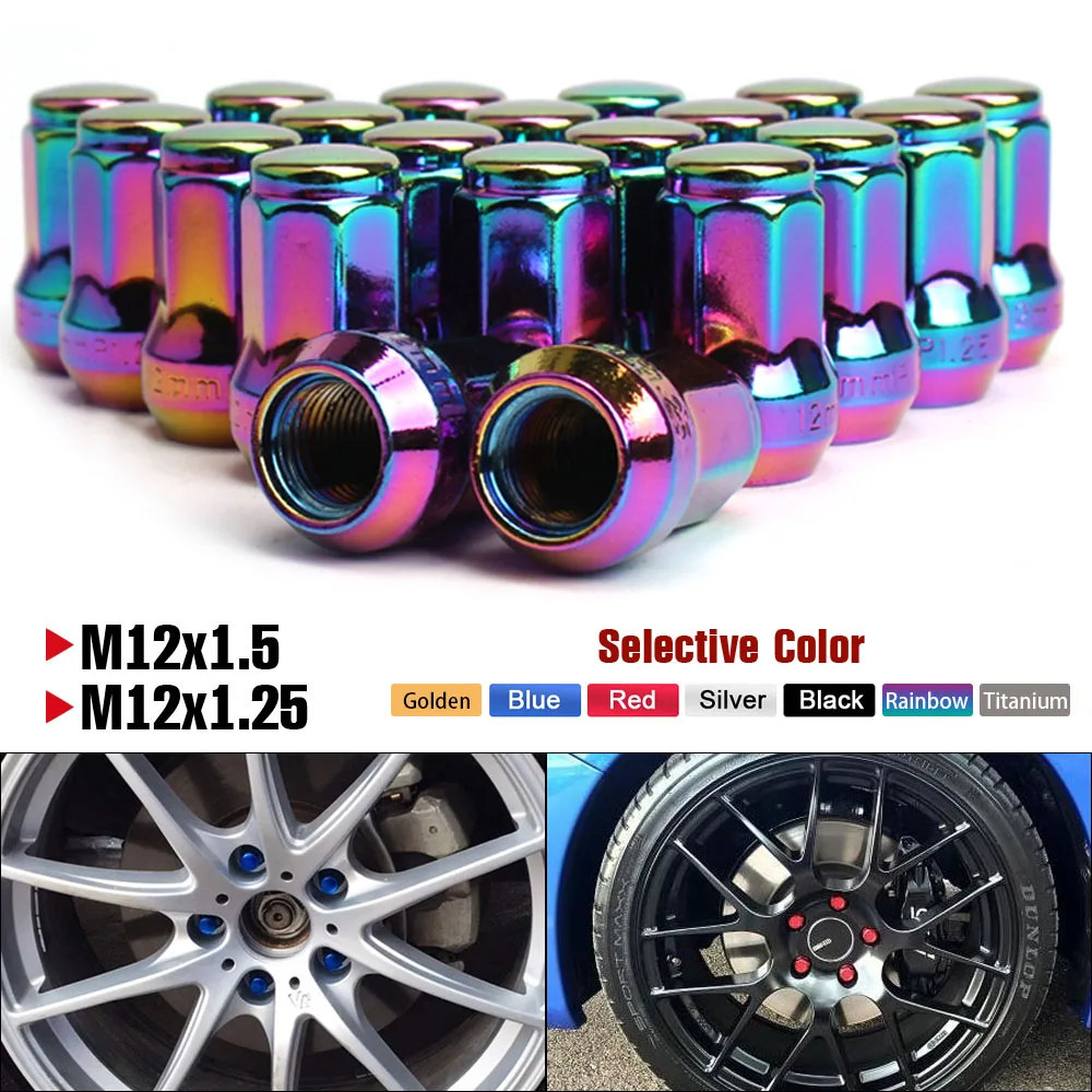 20pcs-Universal-Racing-Wheel-Lug-Nuts-32mm-Steel-Car-Lug-Wheel-Nuts ...