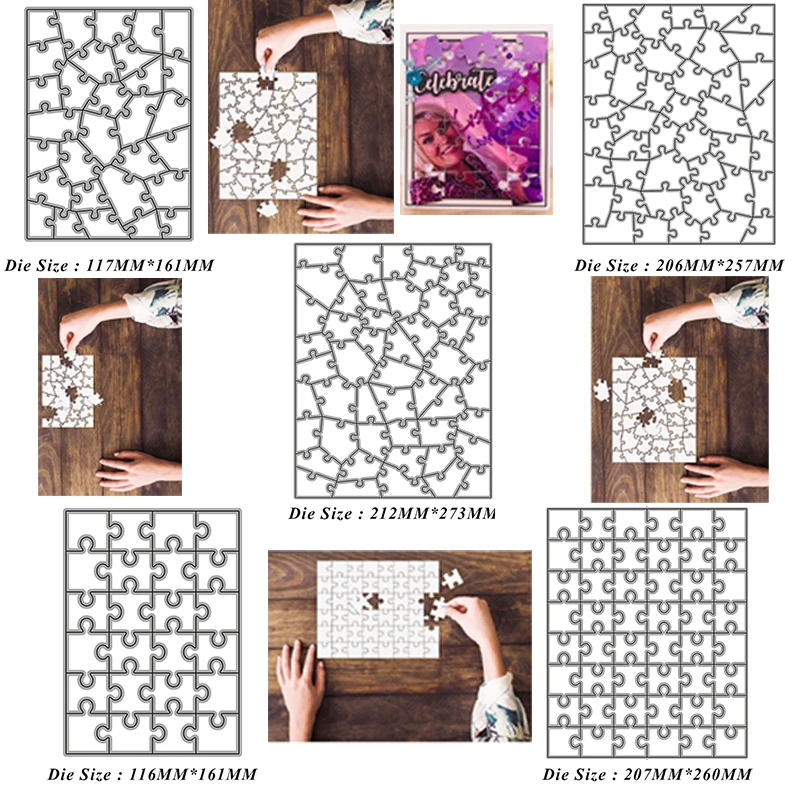 Abstract-Jigsaw-Rectangle-Puzzle-Metal-Cutting-Dies-Cut-Die-for-DIY ...