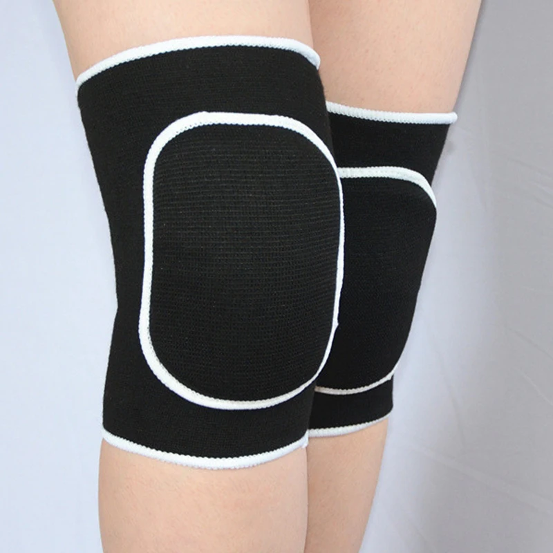 1pc Sports Compression Knee Pads Elastic Knee Protector Thickened ...