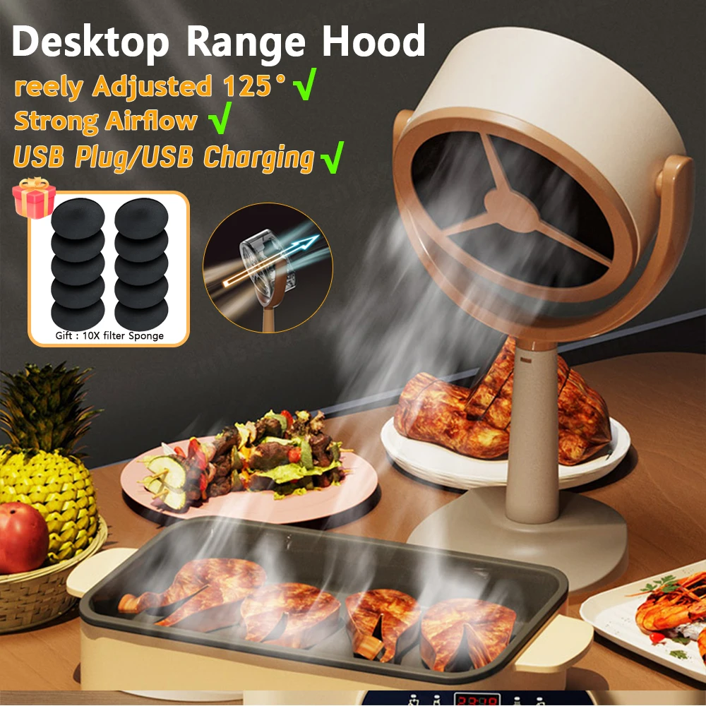 USB-Desktop-Range-Hoods-Exaustor-Port-til-Extrator-de-Cozinha-Pequeno ...