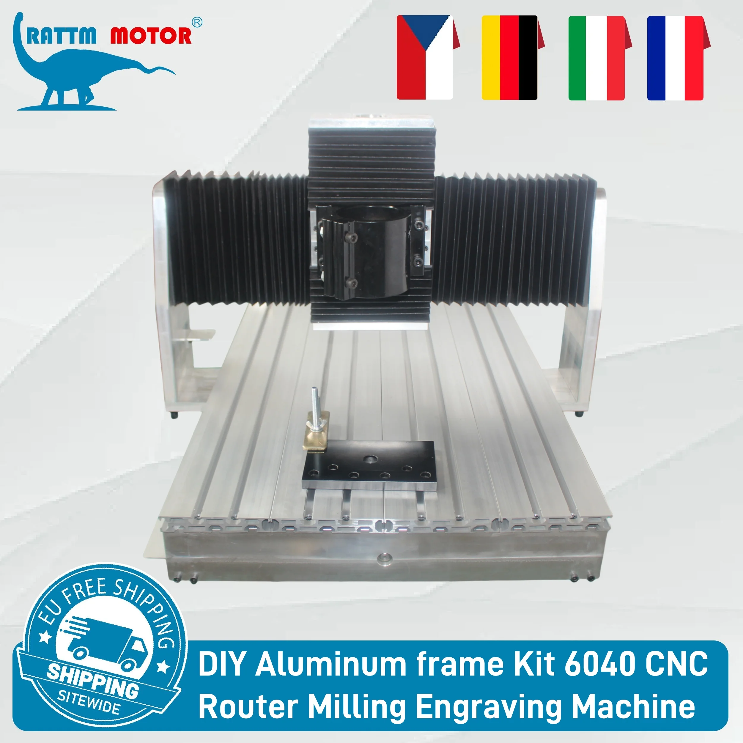 【Bez podatku VAT w UE】Zestaw DIY do frezarki CNC z aluminiową ramą 6040 ...