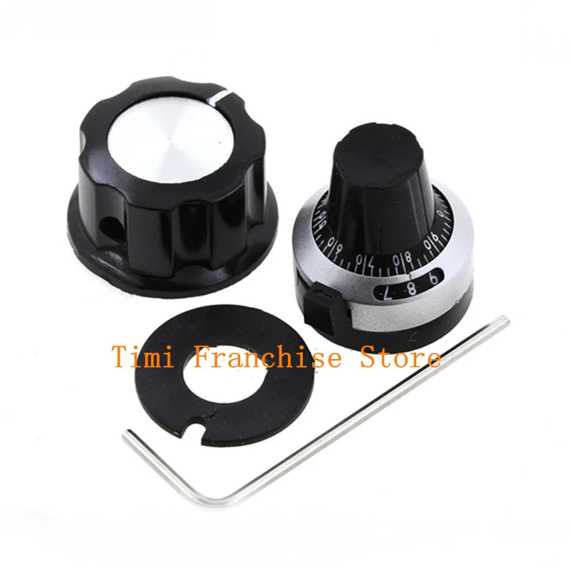 10pcs 3590s 4mm A03 6.4mm 6.35mm 0-100 Precision Scale Knob ...