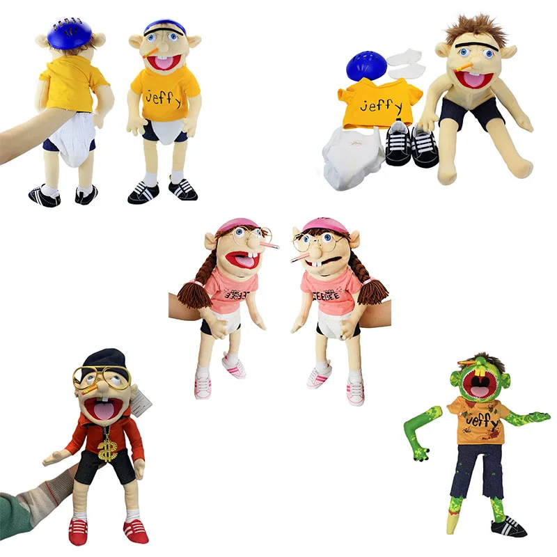 60cm-Large-Boy-Jeffy-Hand-Puppet-Children-Soft-Doll-Jeffy-Boy-Talk-Show ...
