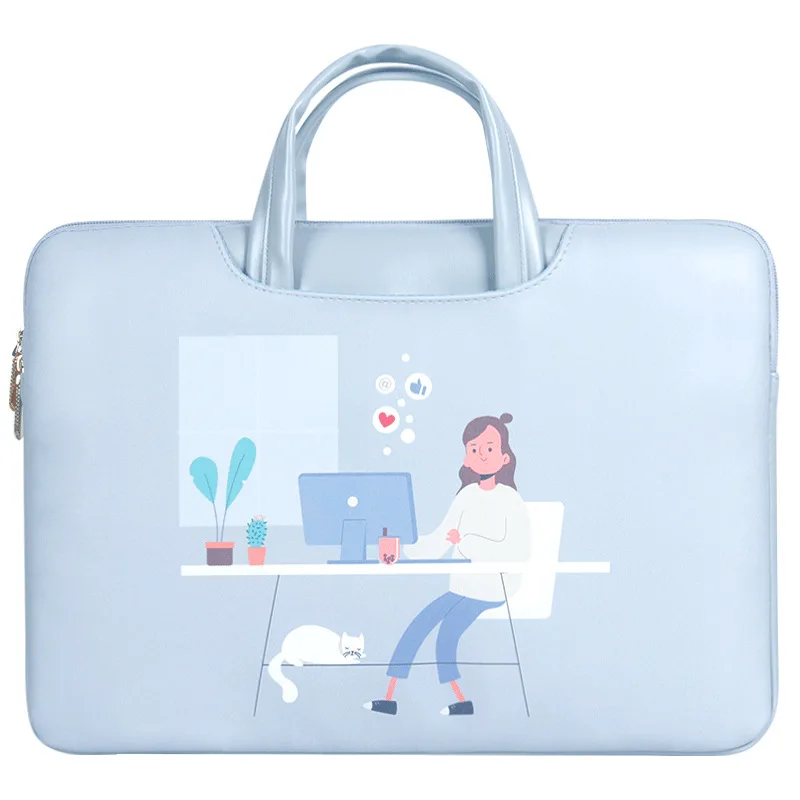 Handheld-laptop-bag-girls-15-inch-suitable-for-fresh-laptop-cover ...