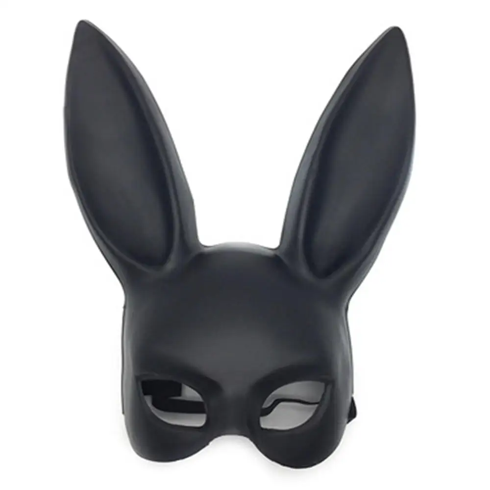 Black Bunny Mask
