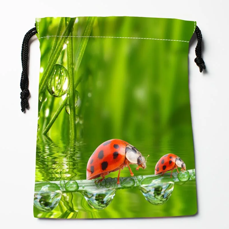 Custom Ladybug Drawstring Bags Wedding Party Christmas Gift Pouches ...