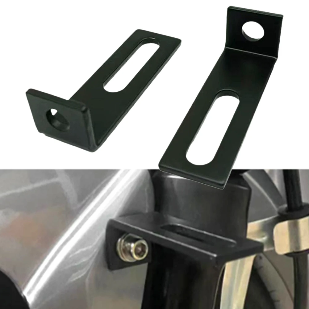 2PCS Motorcycle Spotlight Bracket L-shaped Mudguard Lamp Bracket ...
