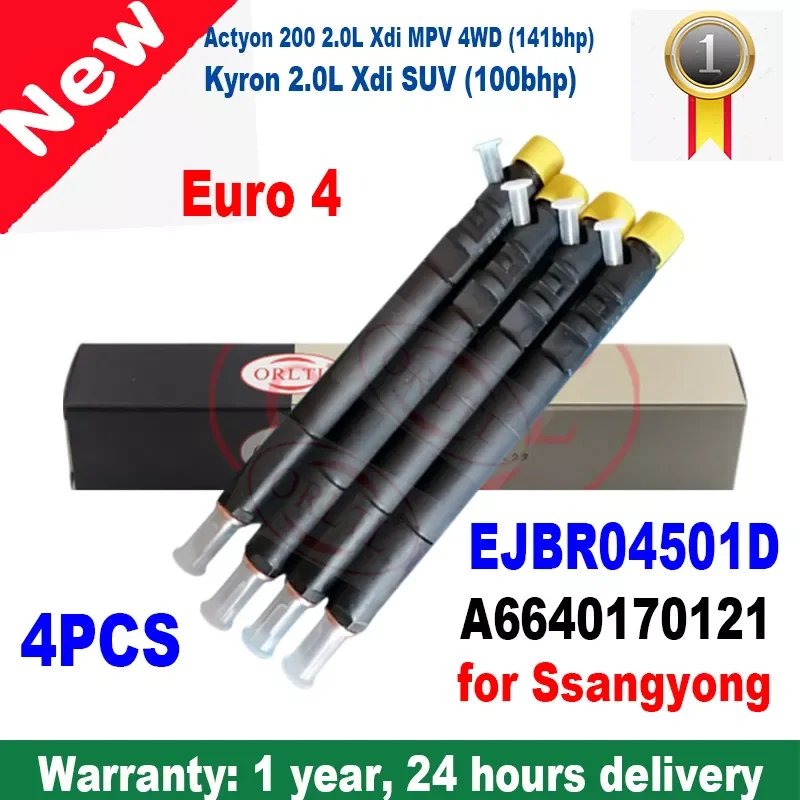 디젤 인젝터 수리 키트, EJBR04501D, A6640170121 노즐, L244PRD, L244PBD 밸브, 9308 ...