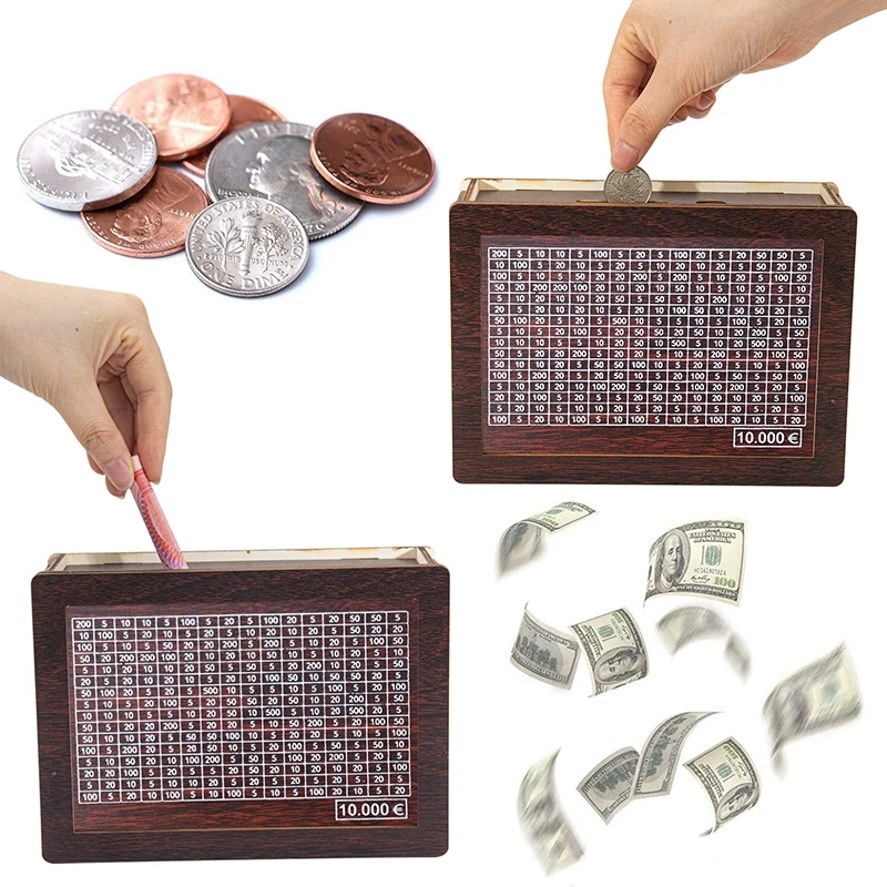 Wooden-Money-Box-Dollar-Cash-Boxes-Euro-Piggy-Bank-Reusable-Money-Box ...