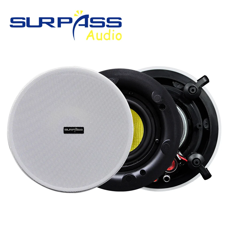 Pa System Waterproof Ceiling Speaker 4inch Narrow Edge Shell 20core ...