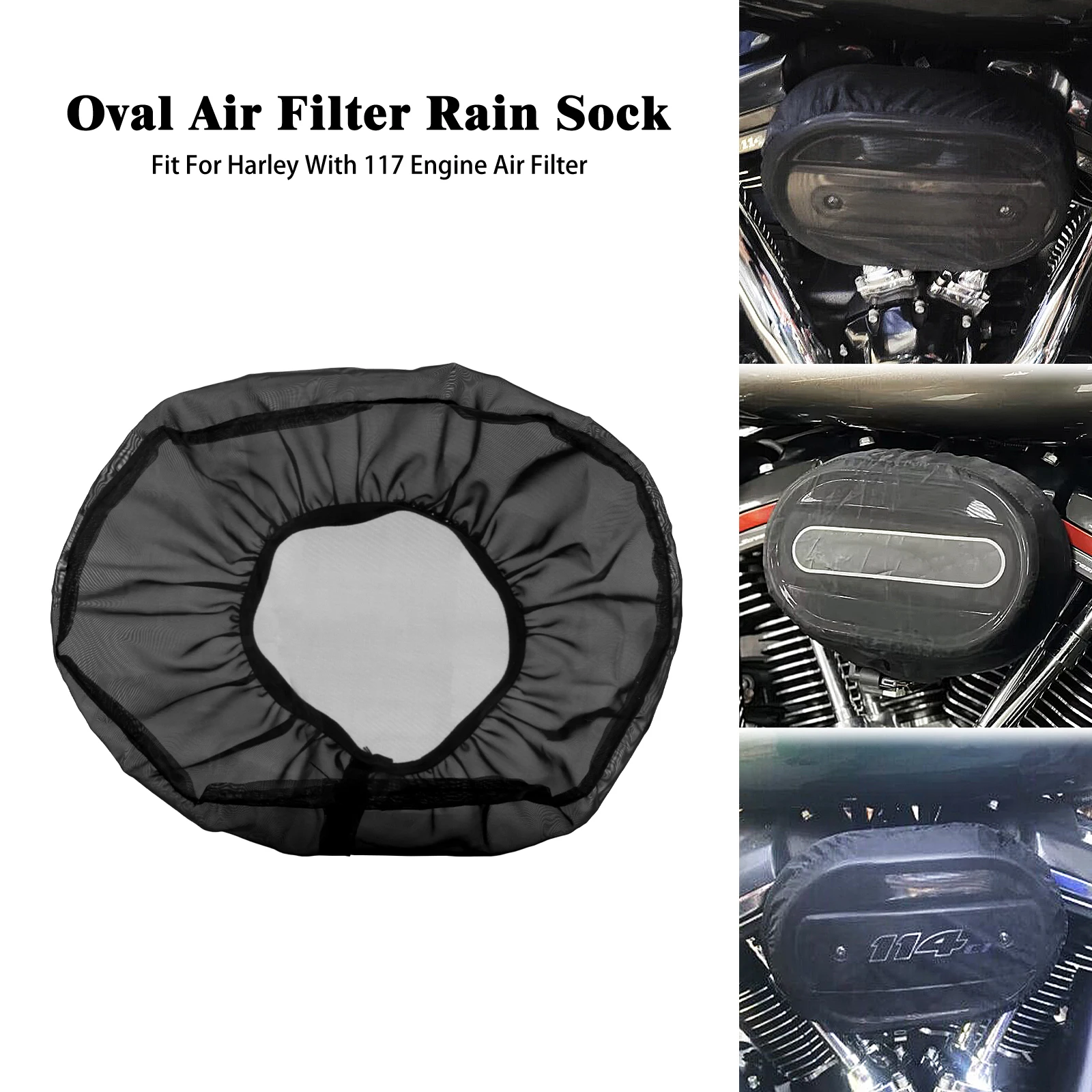 Motorcycle-Air-Cleaner-Rain-Sock-Waterproof-Kit-Air-Filter-Protective ...