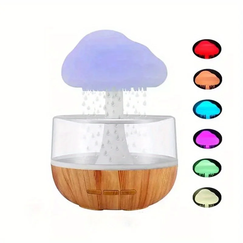 Raining-Cloud-Night-Light-Aromatherapy-Essential-Oil-Diffuser-Micro ...