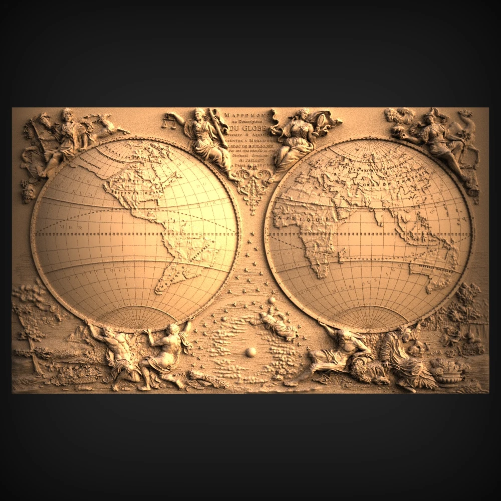 earth-3D-relief-STL-model-World-Map-for-cnc-router-carving-and ...