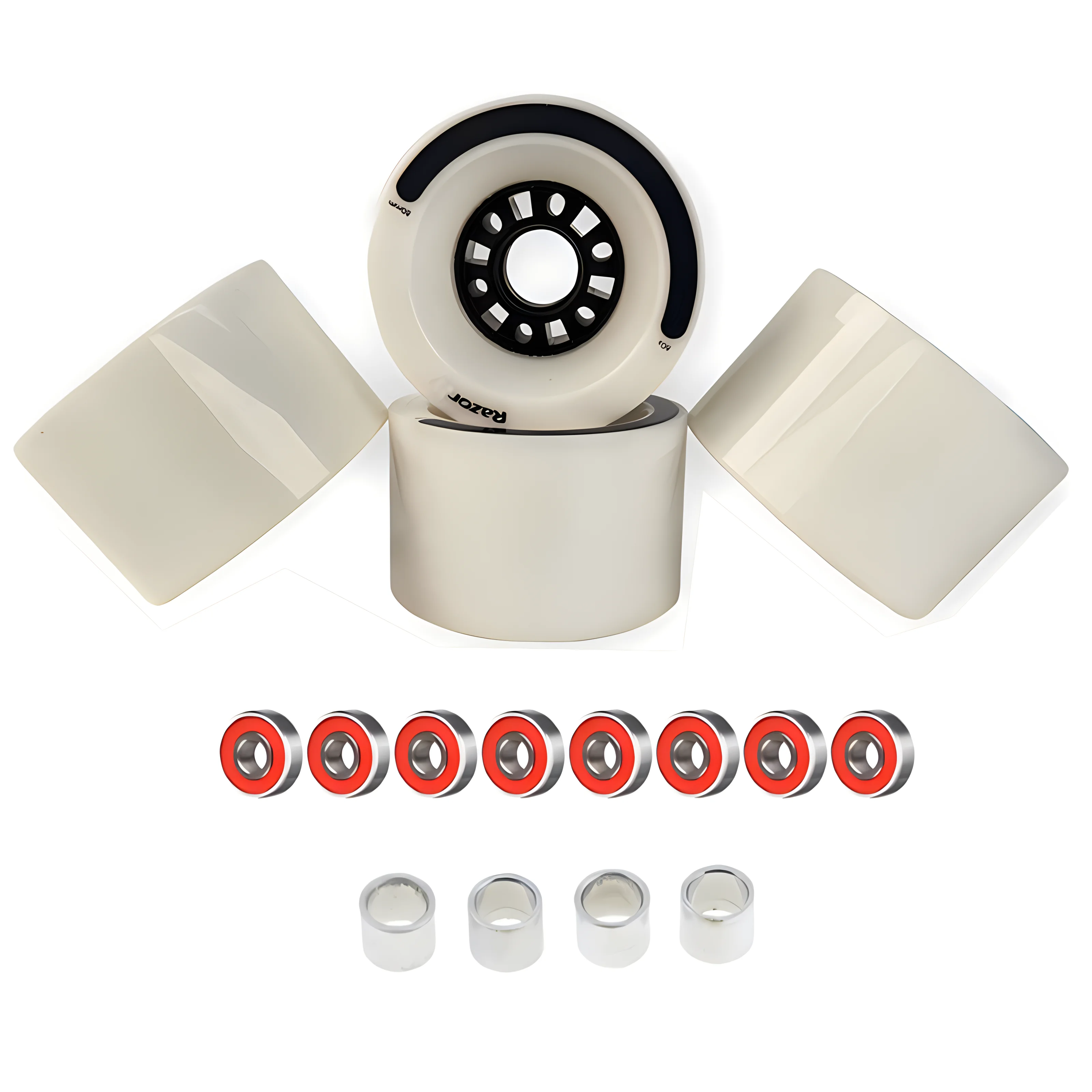 80-mm-Downhill-Longboard-Skateboard-Cruising-Wheels-Set-of-4-with ...