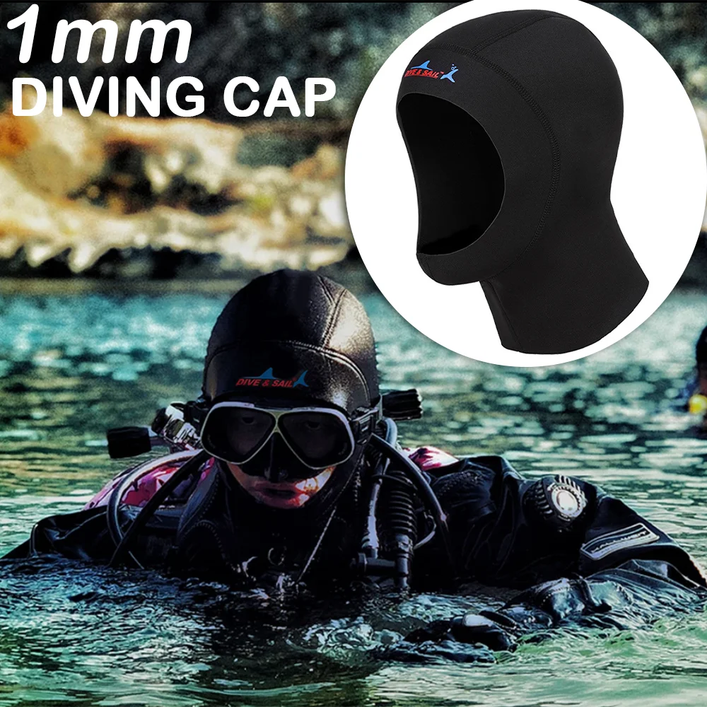 1MM-Sun-Protection-Diving-Caps-Neoprene-Rubber-Surfing-Winter-Swimming ...