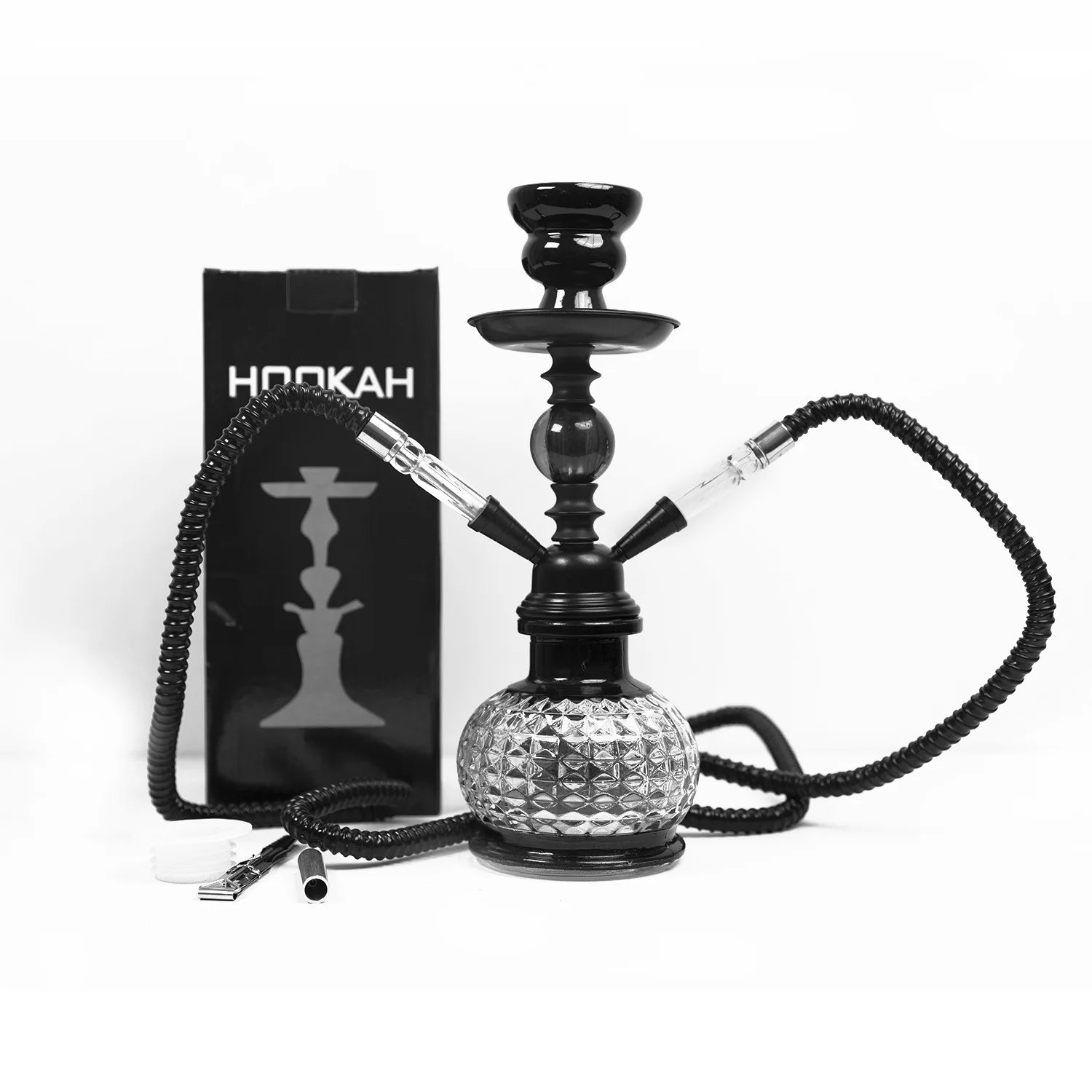 Arabic-Shisha-Hookah-Small-Double-Tubes-Hookah-Full-Set-Bar-KTV-Smoking ...