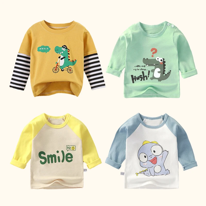 Dziecięce ubrania dla dzieci chłopcy dziewczęta T Shirt kreskówkowe ...