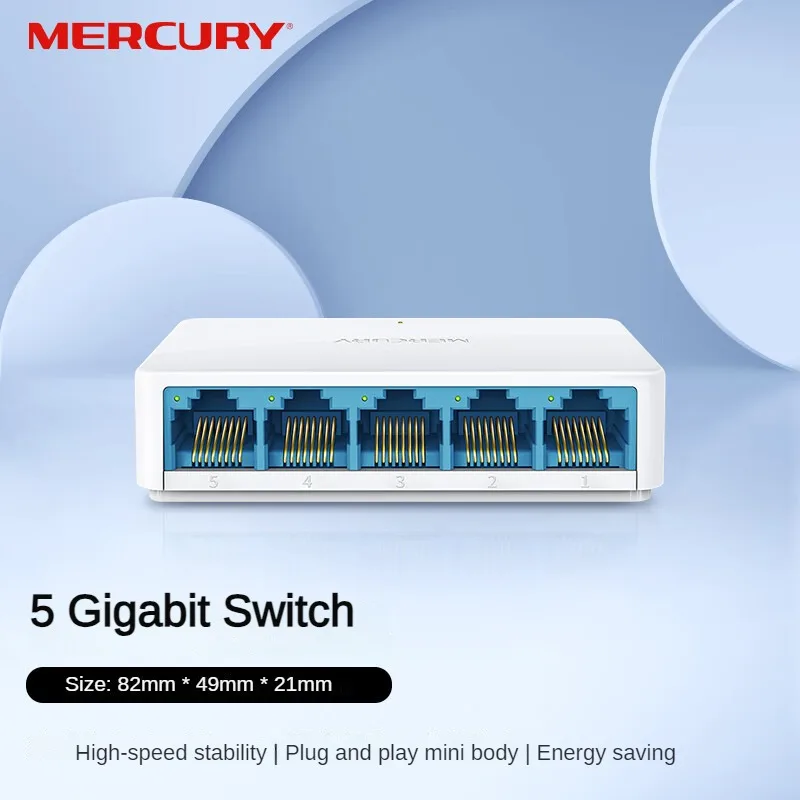 Mercury-5-port-Gigabit-LAN-Switch-1000Mbps-Home-Internet-Full-Gigabit ...