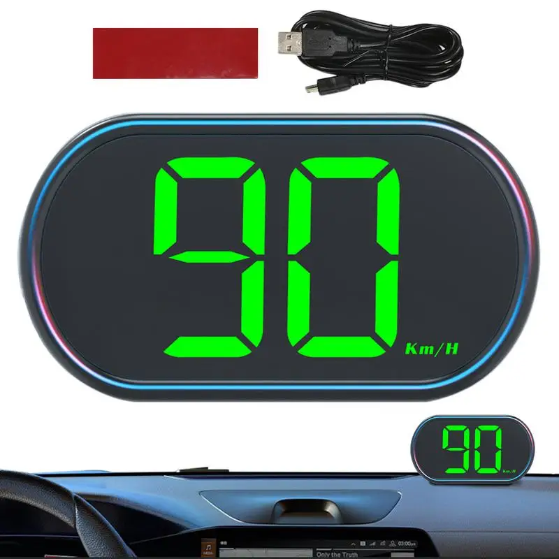 Car-Heads-Up-Display-Digital-Gps-Speedometer-Mini-Vehicle-Smart-Display ...