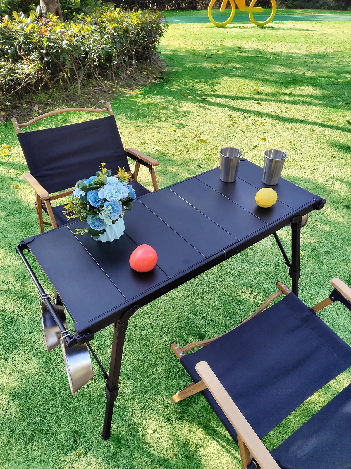 Lohascamping 軽量キャンプ折りたたみ多機能 IGT テーブルロール火鉢テーブル調節可能な脚デスクトップバーナーバーベキューテーブル Lohascamping 軽量キャンプ折りたたみ多機能 IGT テーブルロール火鉢