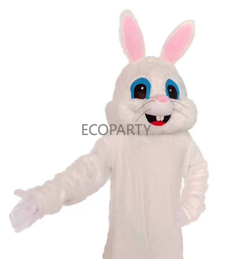 Bunny Mascot Head Costume Rabbit Animal Head Mask Cosplay Dress ...