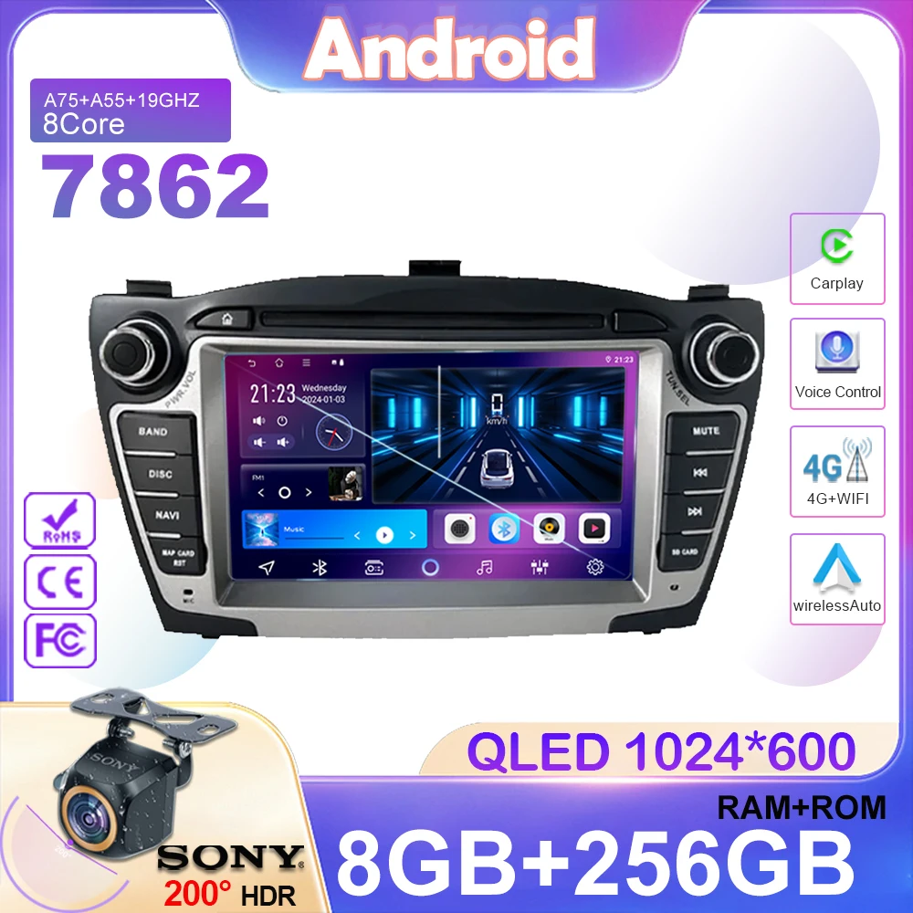 Car-Radio-For-Hyundai-Tucson-2-LM-IX35-2009-2015-7-Inch-8-256-Android ...