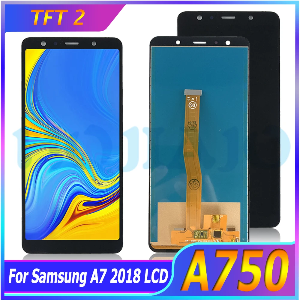 Test-A750-lcd-For-Samsung-A7-2018-SM-A750F-A750FN-A750G-A750F-LCD ...