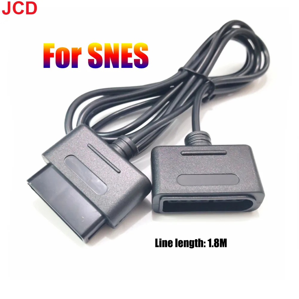 JCD-1pcs-1-8m-Game-Controller-Extension-Cable-Data-Cord-For-SNES ...