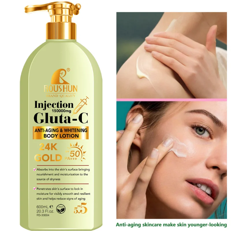 600ml GLUTA-C Body Lotion Sun Cream 2-in-1 Moisturizing Body Lotion ...