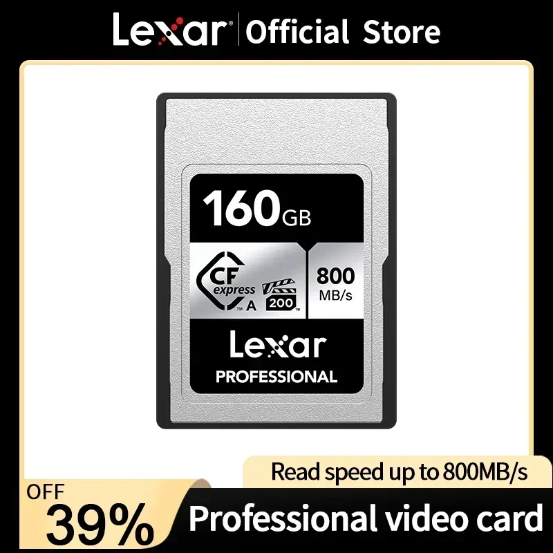 Lexar-CFE-A-Card-160GB-Cfexpress-Type-A-Memory-Card-VPG200-8K-Ultra-HD ...