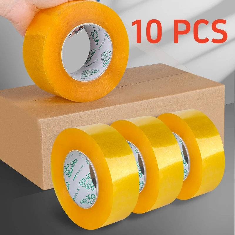 10-1-Pcs-Transparent-Yellow-Transparent-White-Tape-for-Express ...