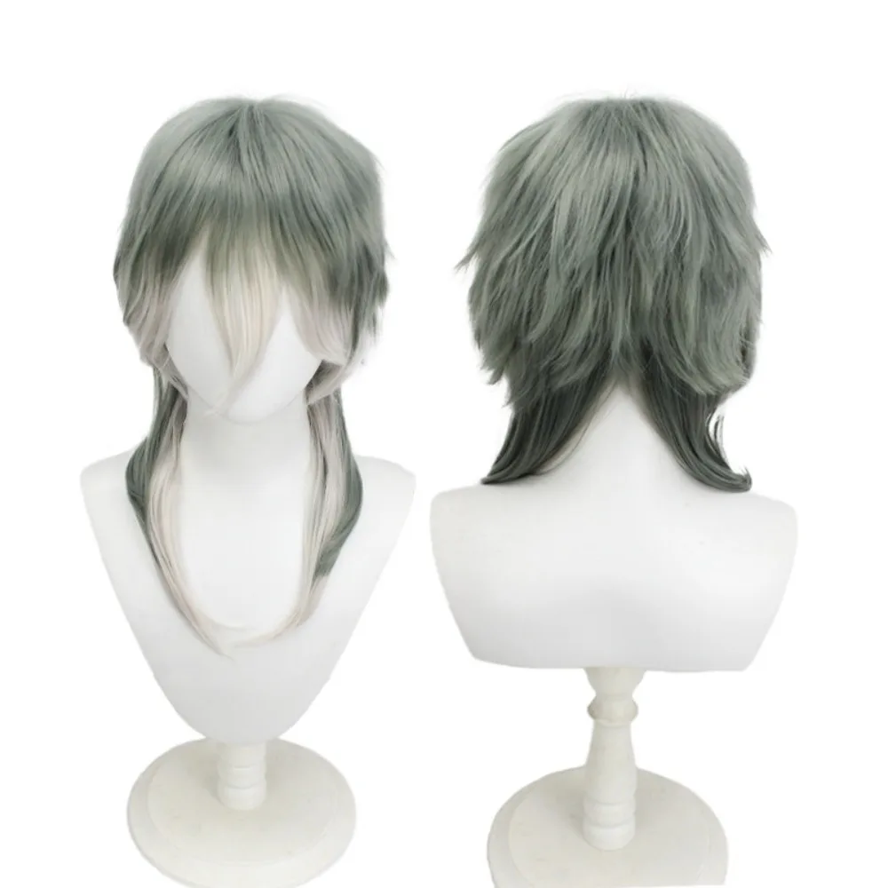 Legoshi Wolf Cosplay Wig Beastars Two Tone Gradient Anime Hair ...