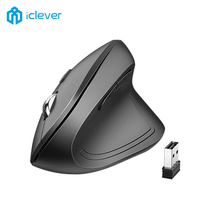 iClever-WM101-Ergonomic-Mouse-Wireless-Vertical-Mouse-2400-DPI-Upright ...