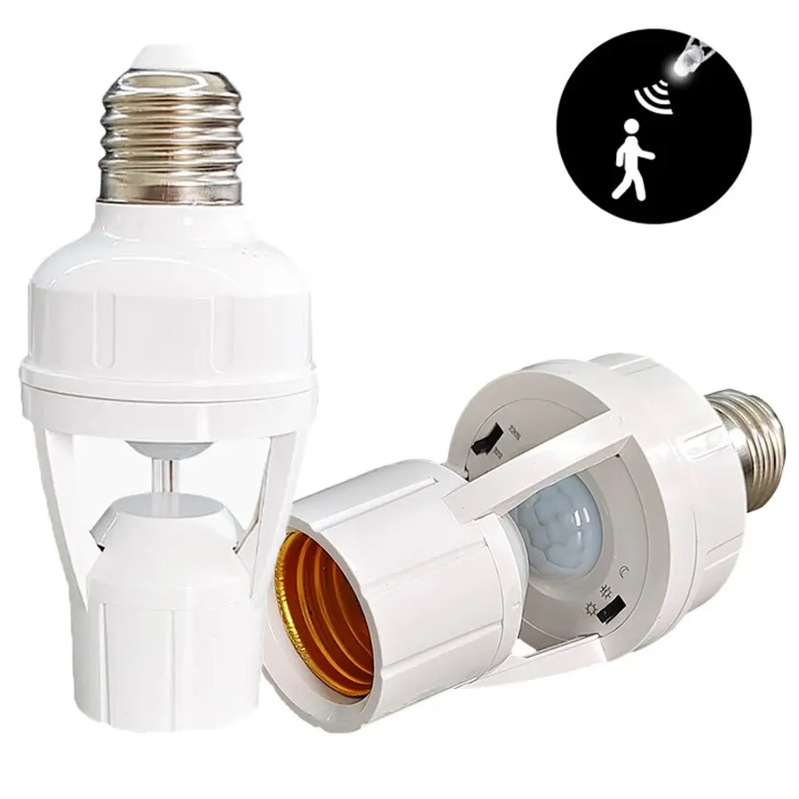 E27-Bulb-Socket-Adapter-With-PIR-Motion-Sensor-Light-Switch-100-240V ...